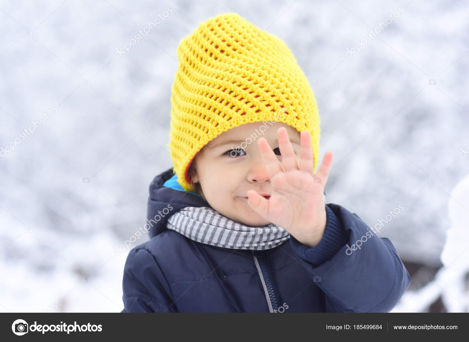 Child Waving Hello