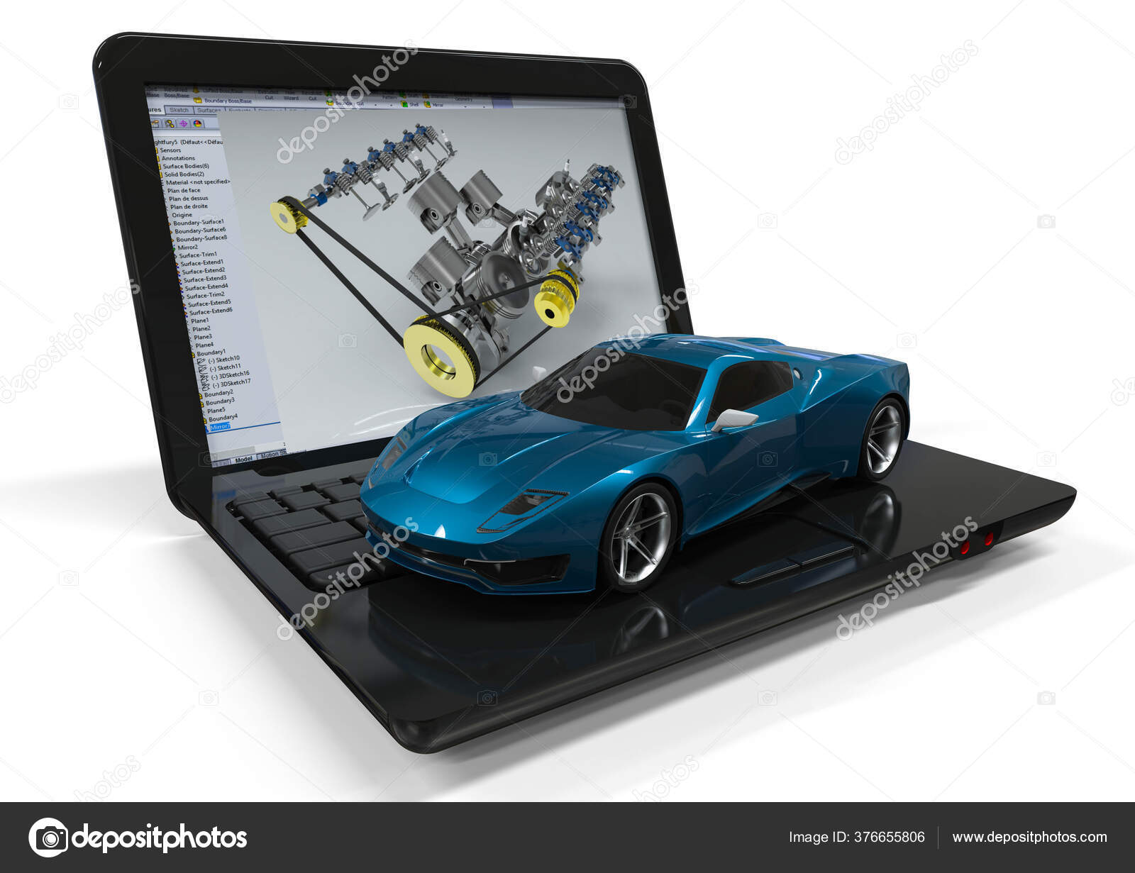 Render Image Representing Computer Aided Design Computer Aided Design Stock Photo by ...