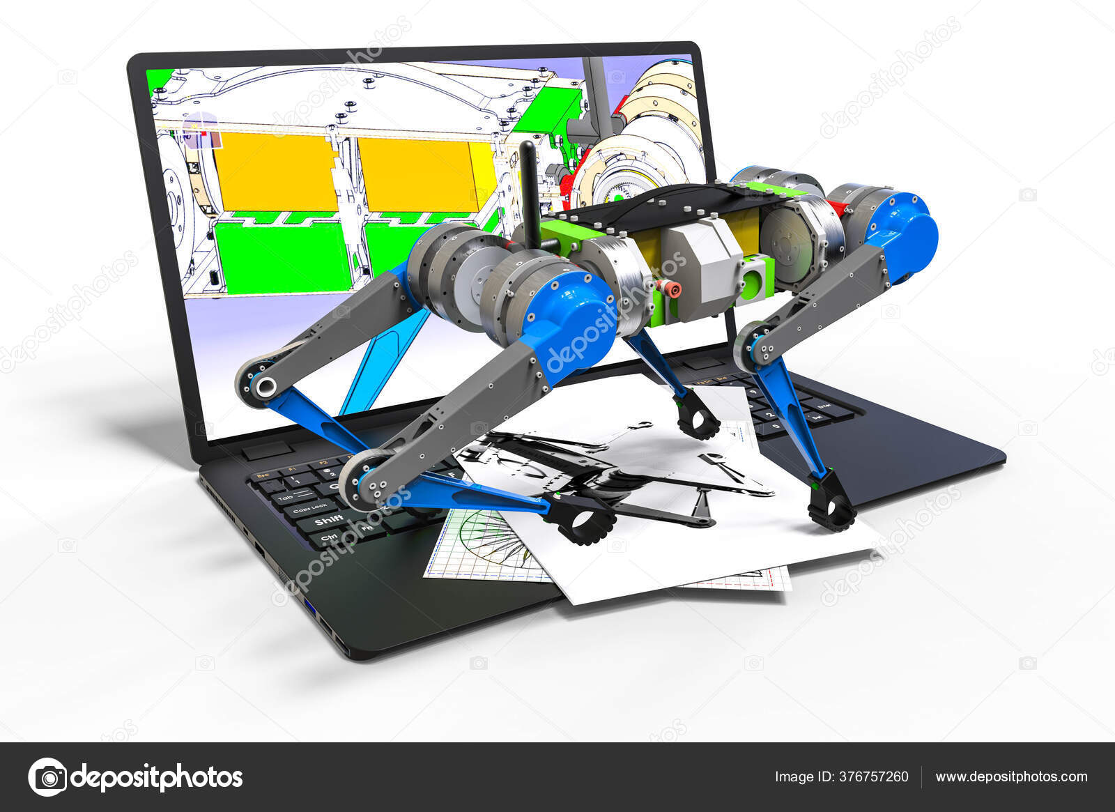 Computer Aided Design Software Business Development — Stock Photo ...