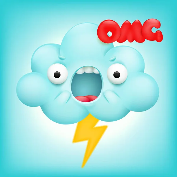 Angry cloud vector Vector Art Stock Images | Depositphotos