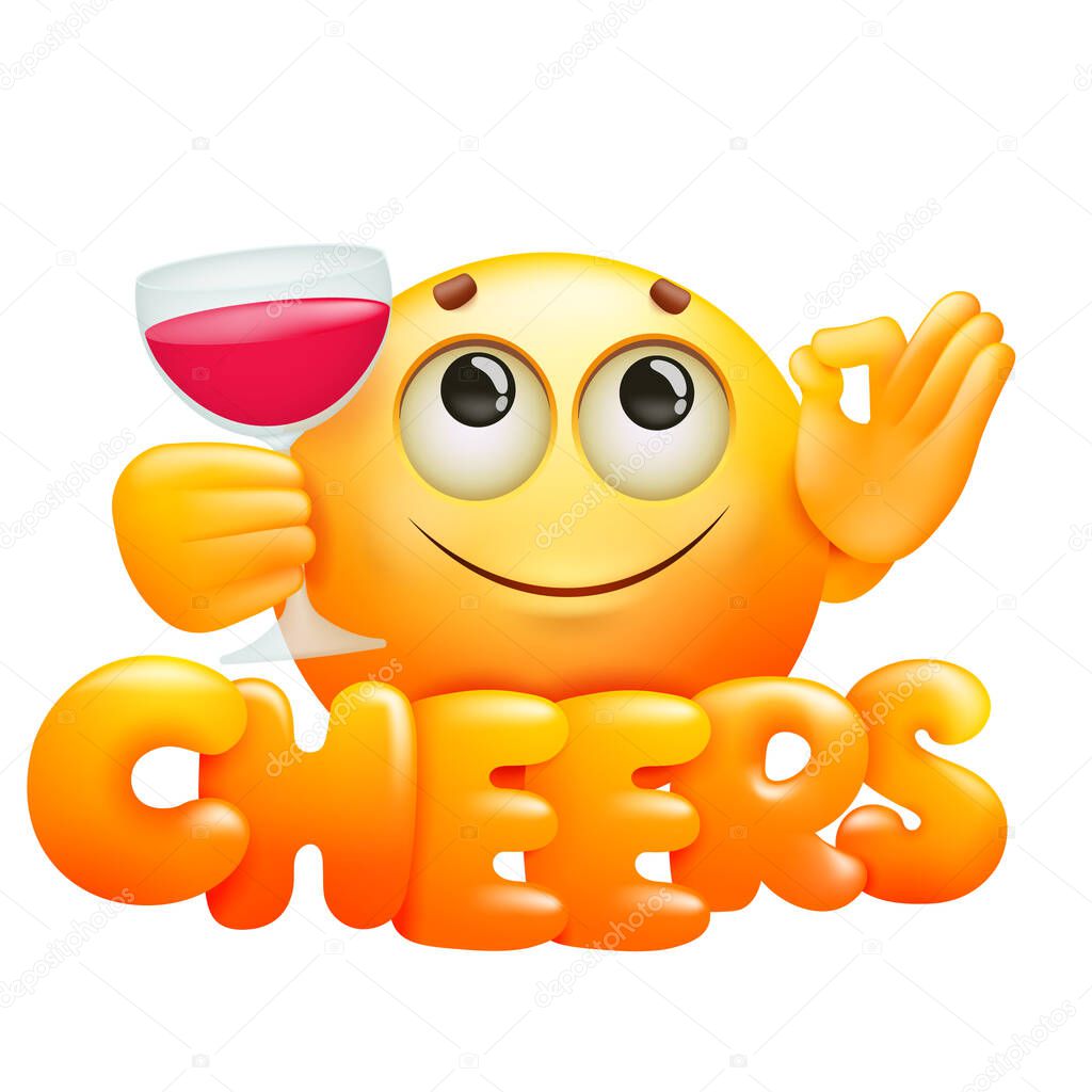 Icono de salud con el personaje de dibujos animados emoji amarillo ...