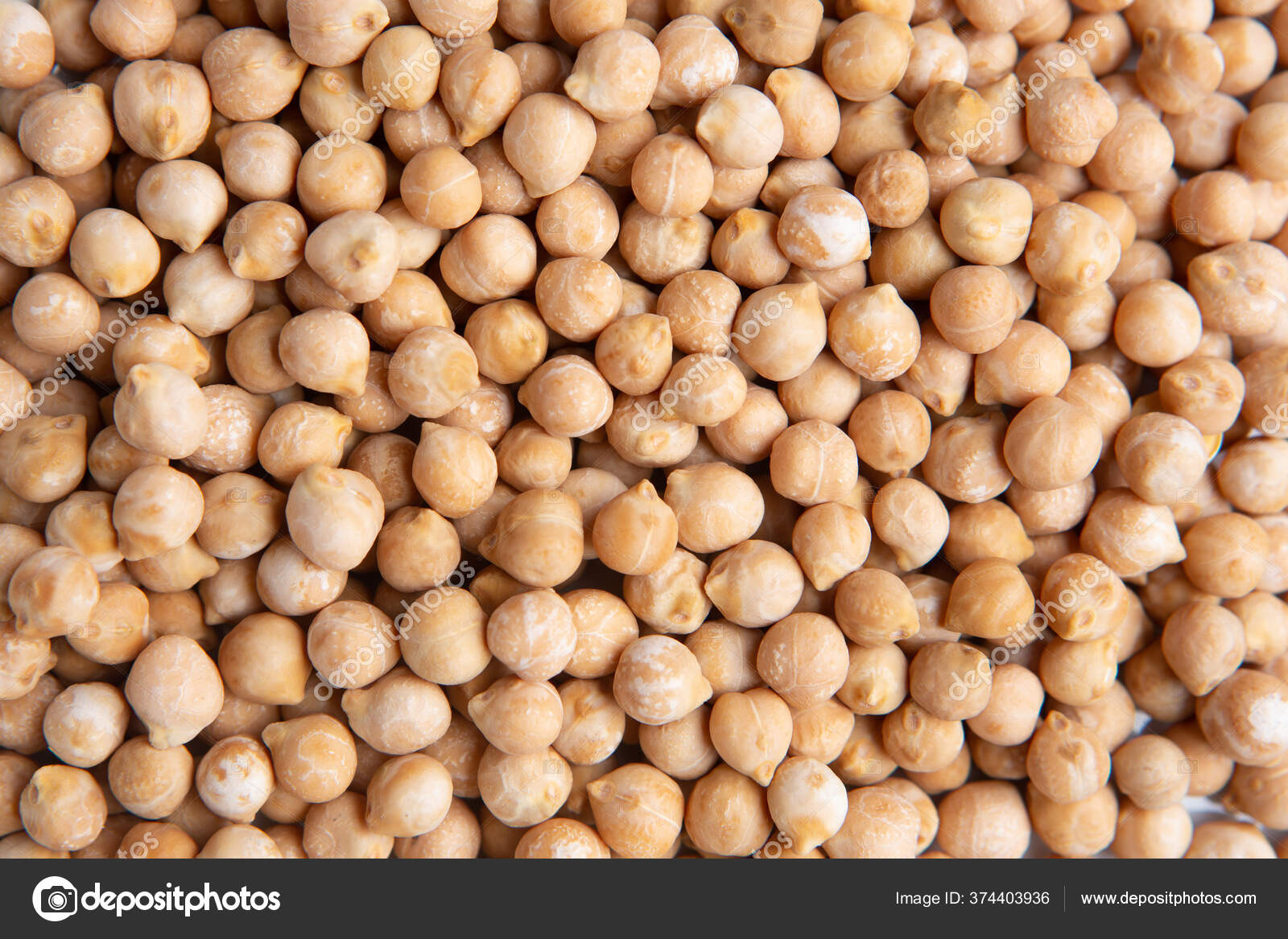 Bunch Chick Peas Seen Macro Top View — Stock Photo © S.Rojo #374403936