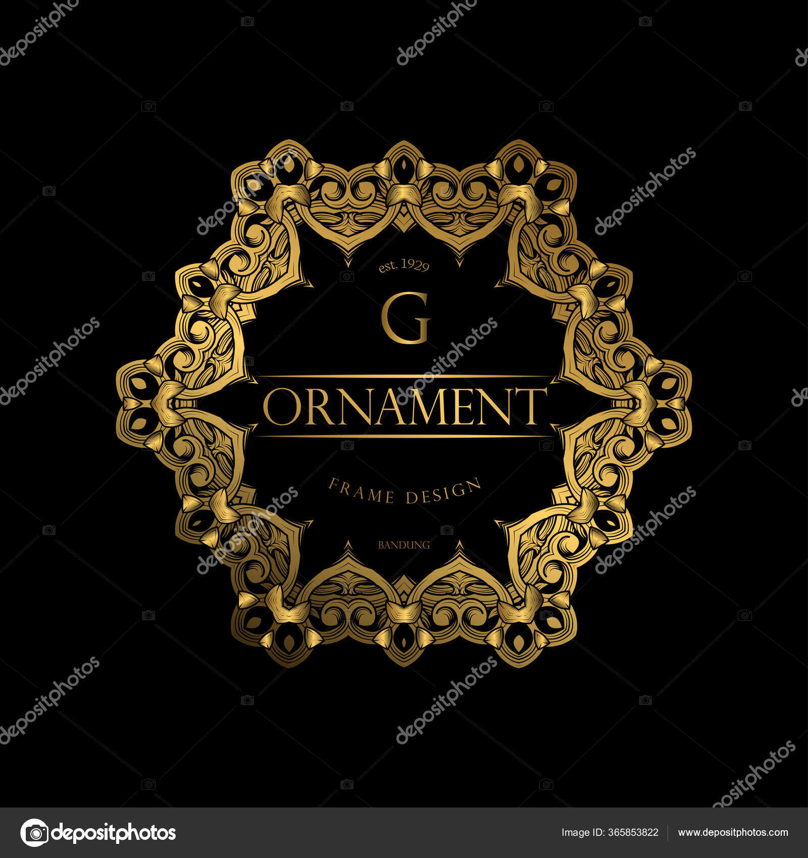 Fondo Lujo Con Color Oro Plantillas Con Adorno Elementos Diseño Vector ...