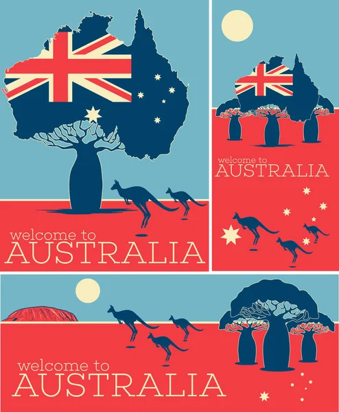 Welcome to australia Vector Art Stock Images | Depositphotos