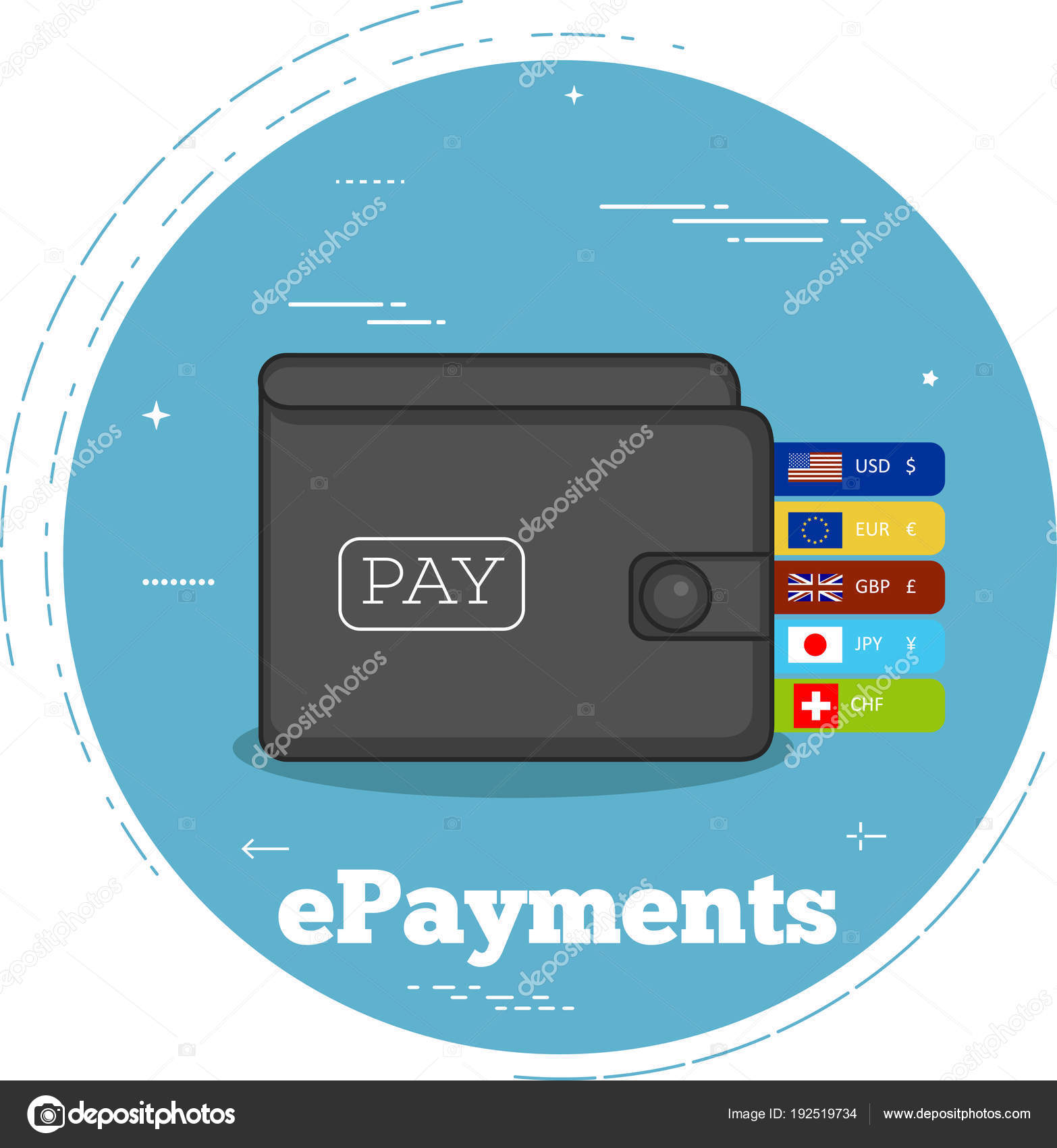 EPayments concept in line art style Stock Vector by ©DimaOris 192519734