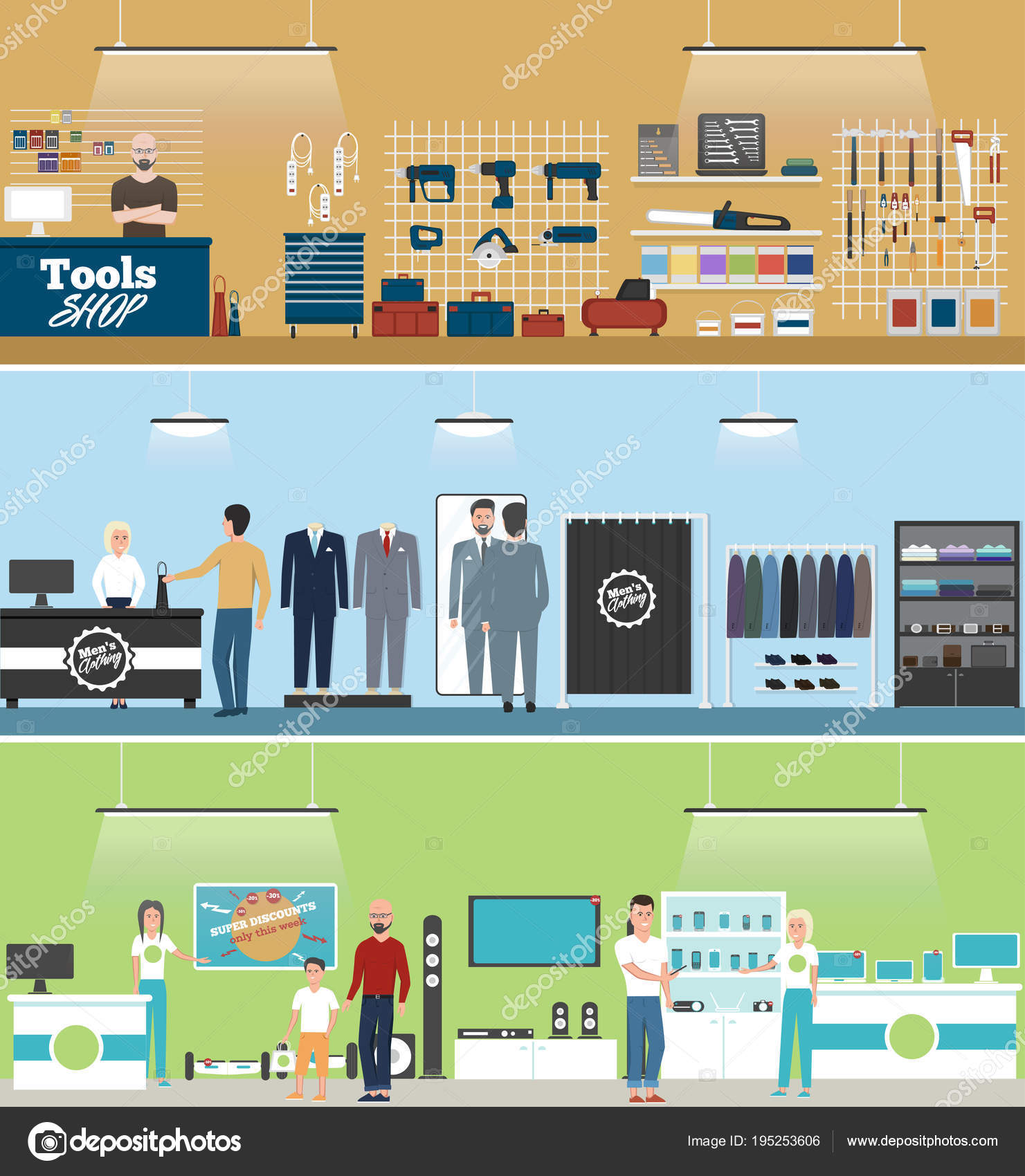 Electronics Store Clipart