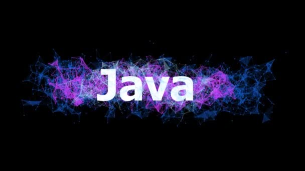 Javascript Language Programming Looped Animation Colorful Plexus Design Software Technology ...