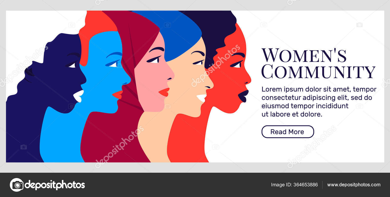 Women community and feminism movement. Stock Vector Image by ©DimaOris ...