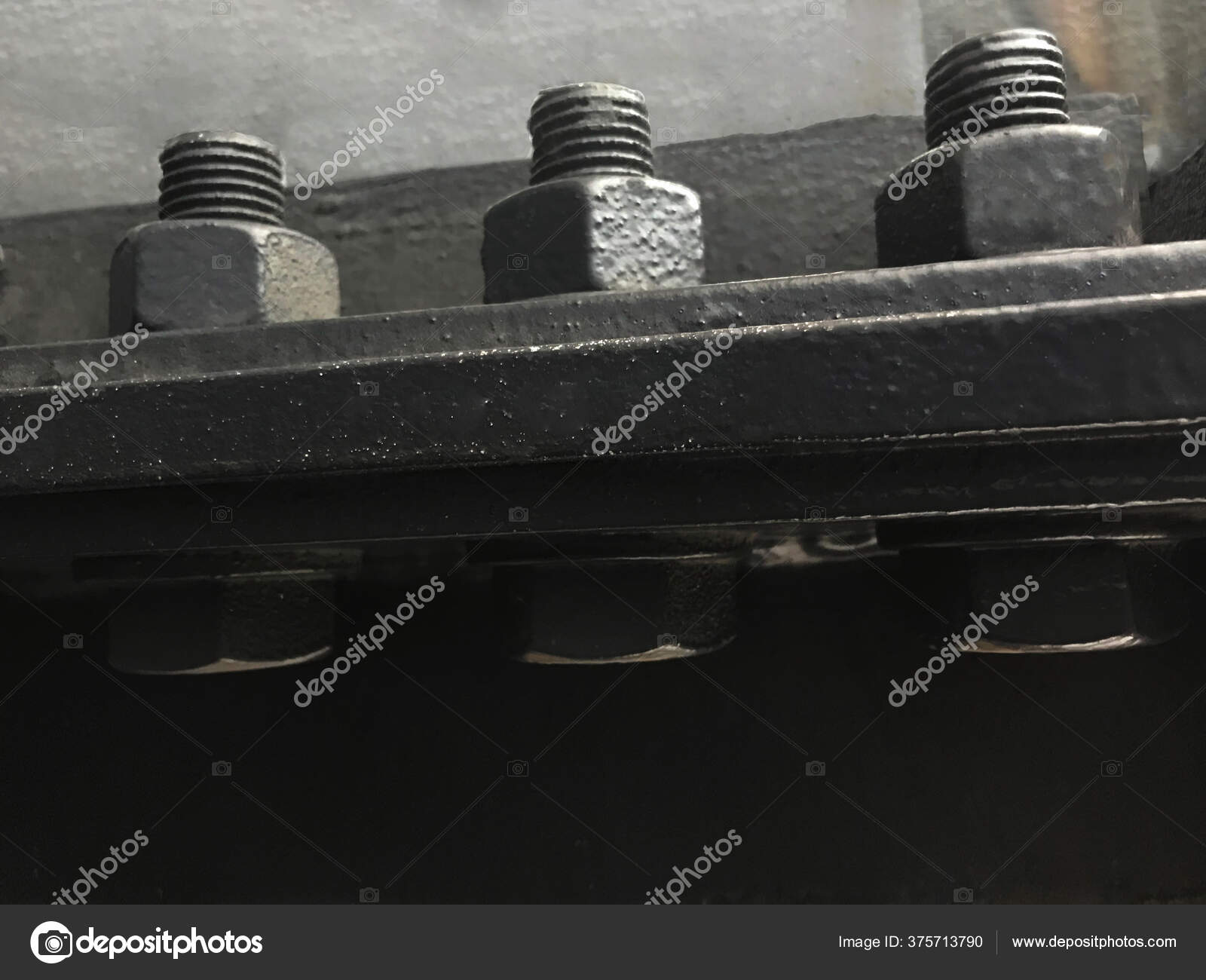 Nuts Bolts Huge Stack Industrial Details Scaffolding Steel Connection ...