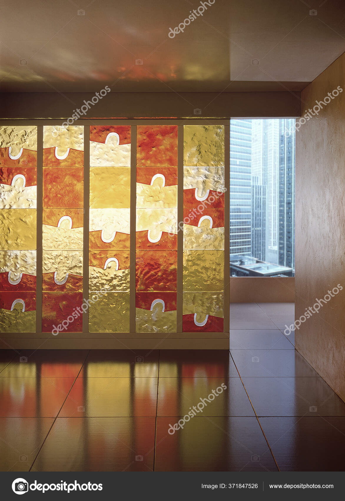 Single Shot Photo Room Stained Glass Window — Stock Photo © oscarO ...