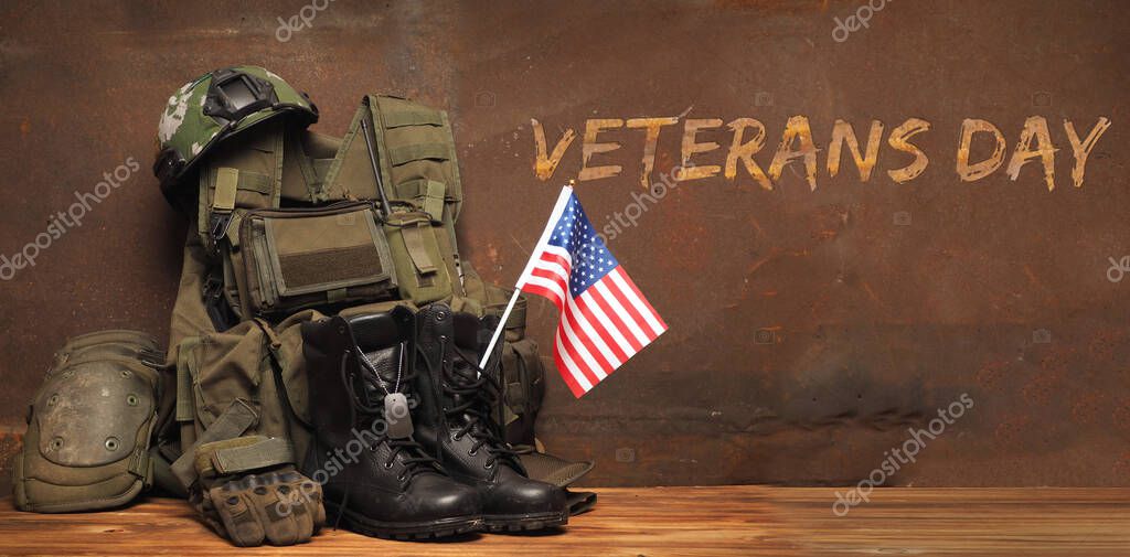 Tarjeta de felicitación para la celebración del Día de los Veteranos ...