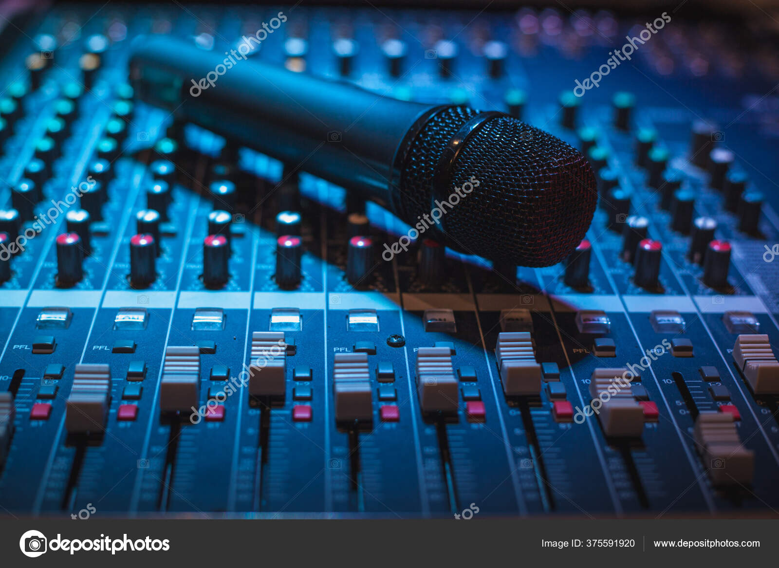 Vocal Microphone Sound Table Audio Mixer Professional Sound Equipment ...