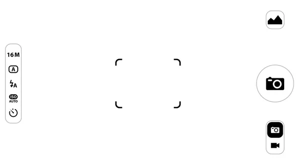 Modern smartphone camera focusing screen Stock Vector by ©ikuvshinov ...