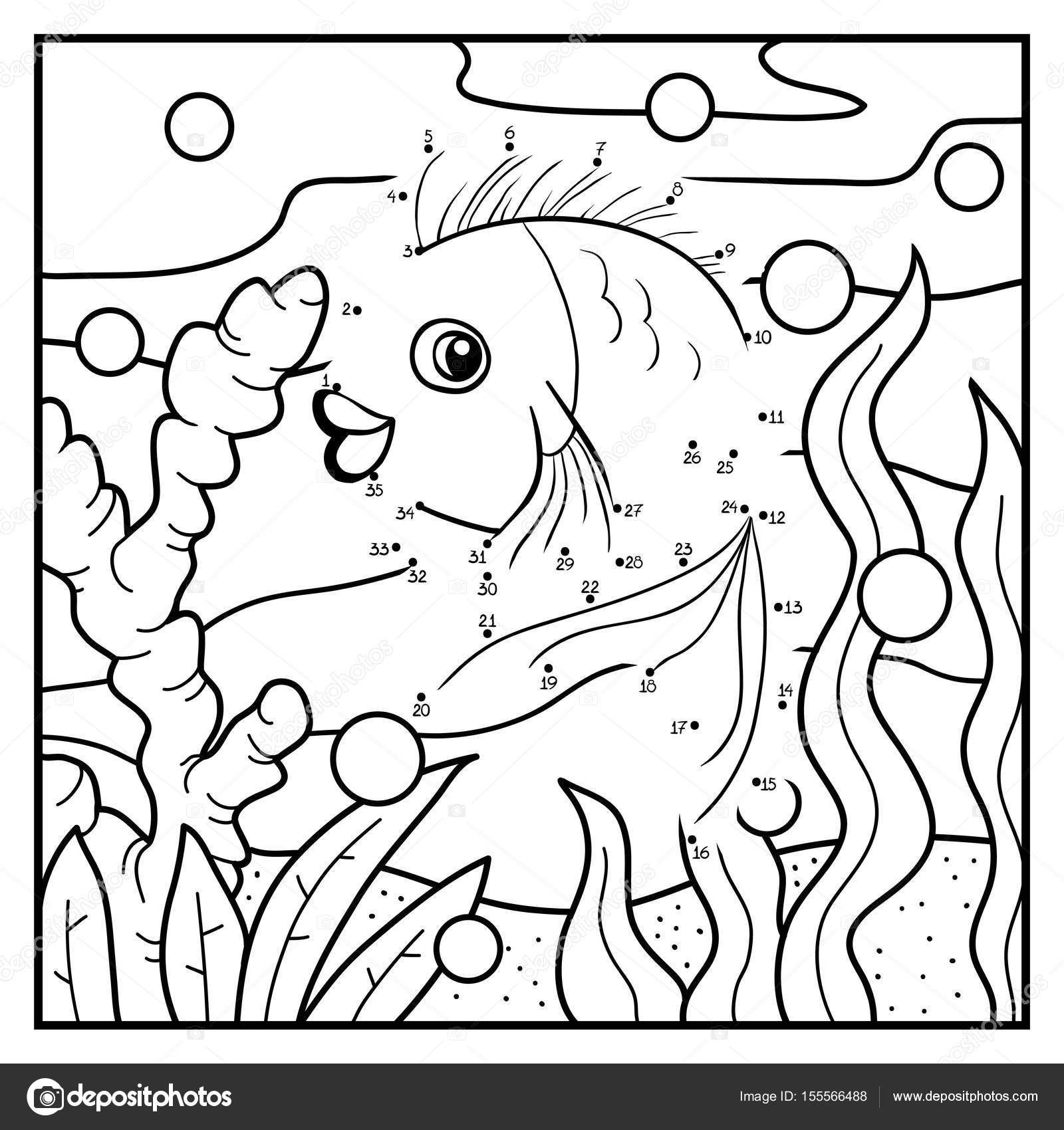 Numbers game, Fish Stock Vector by ©ksenya_savva 155566488