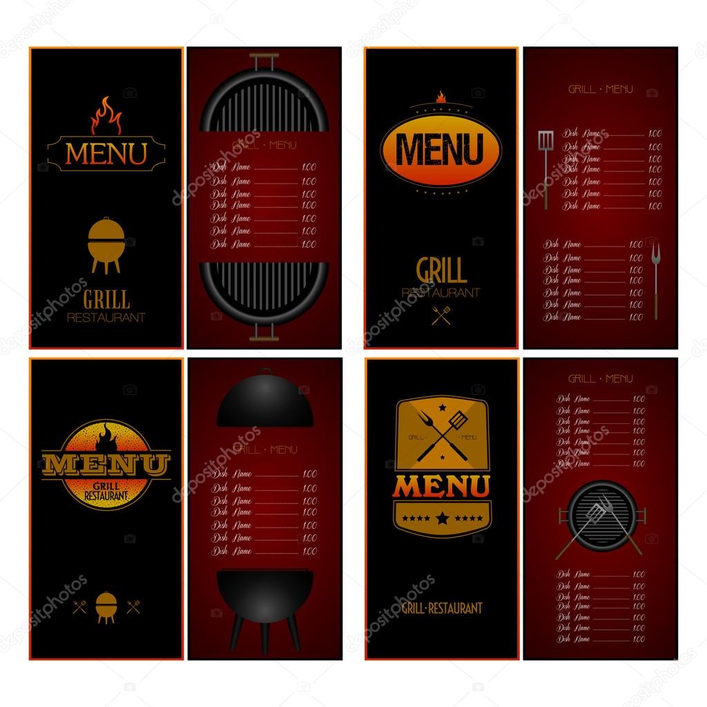Menu design illustration Stock Vector by ©LAUDiseno 125115300