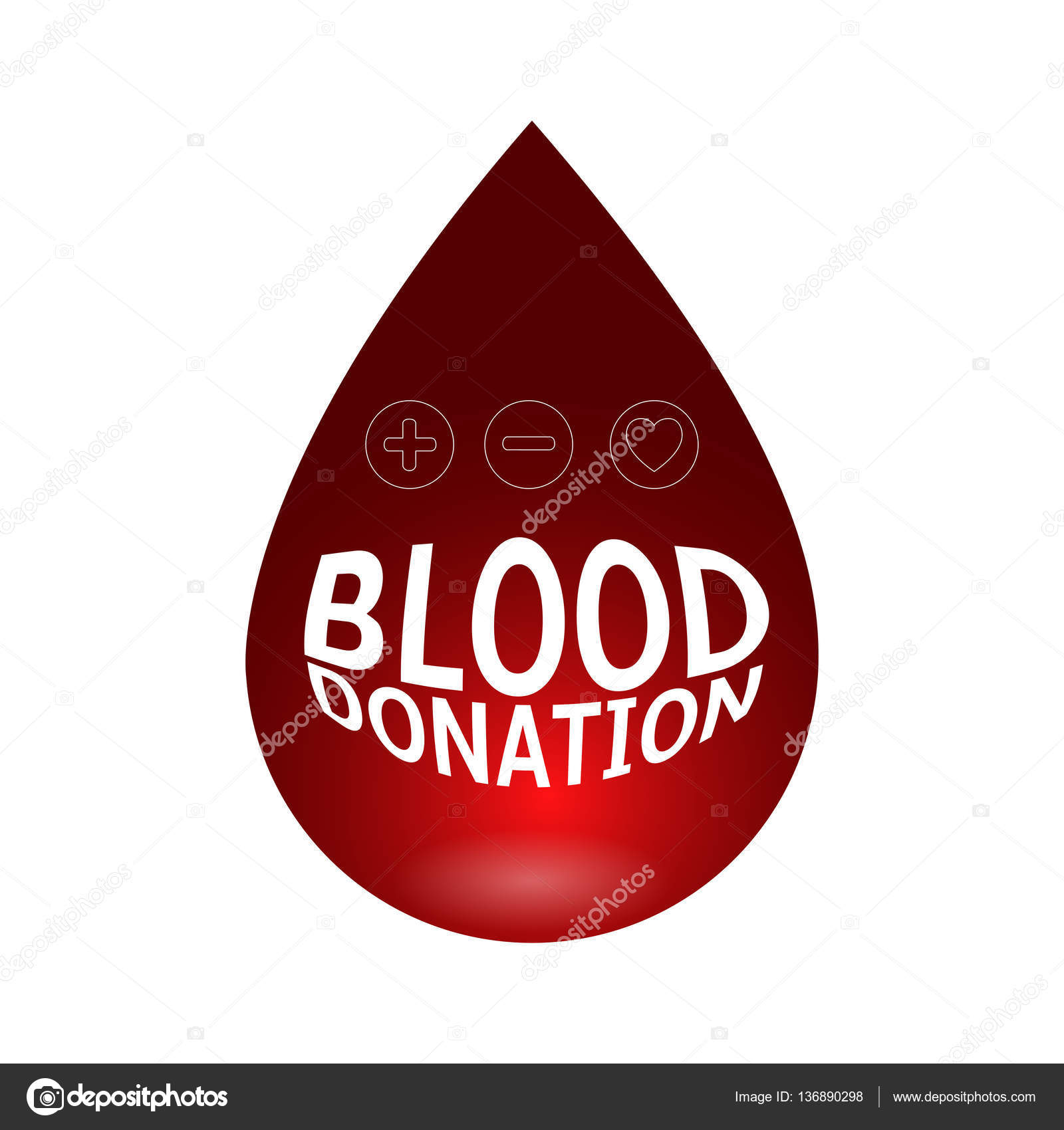 Blood donation illustration Stock Vector by ©LAUDiseno 136890298