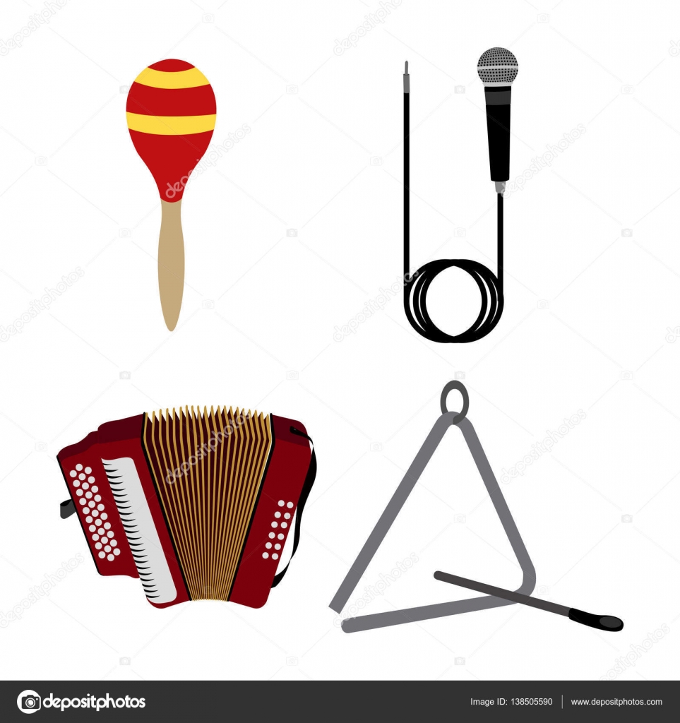 Set Of Musical Instruments Stock Vector By ©laudiseno 138505590