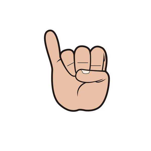 Isolated hand signal Stock Vector Image by ©LAUDiseno #139887724