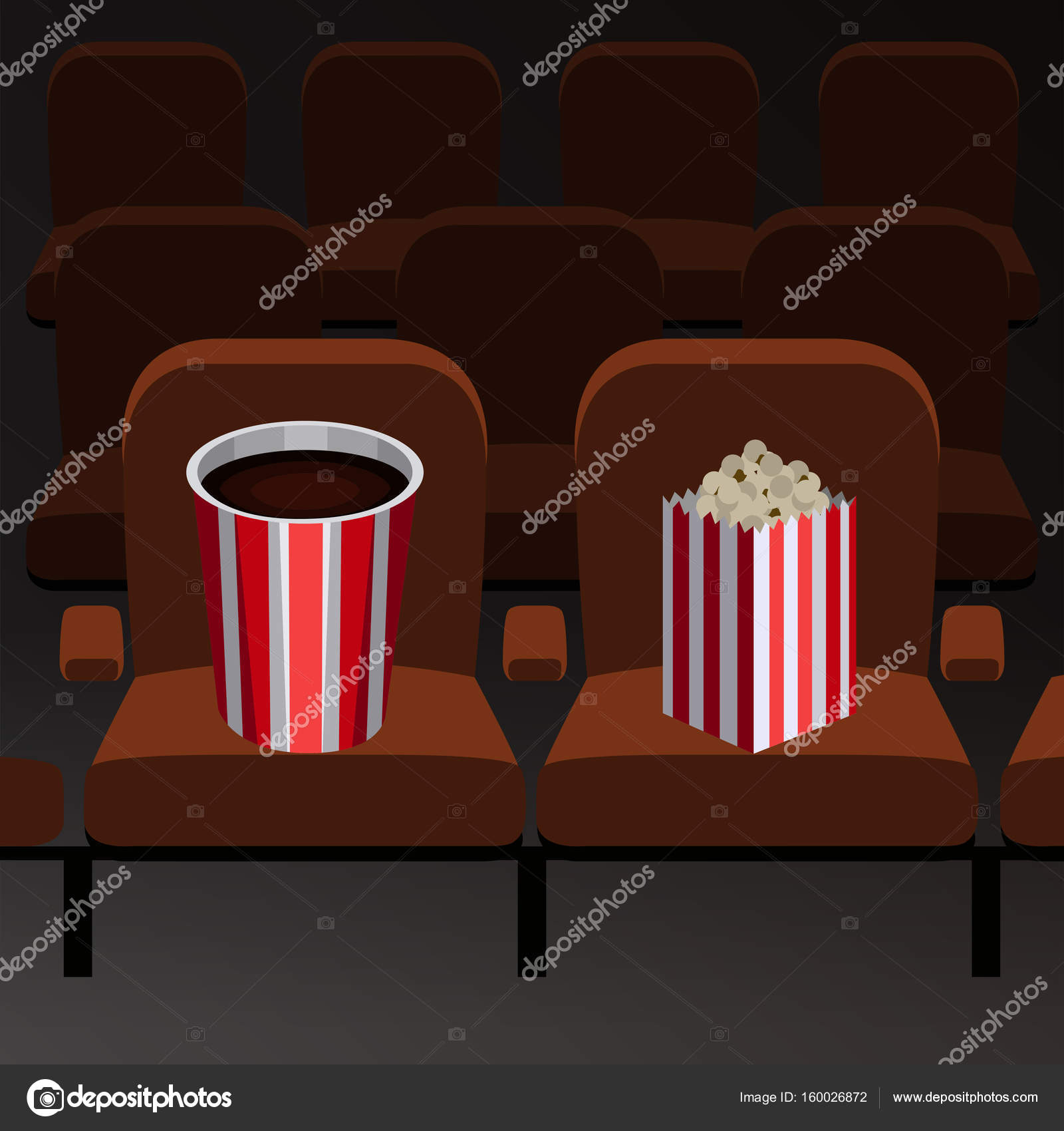 Traditional cinema combo Stock Vector Image by ©LAUDiseno #160026872