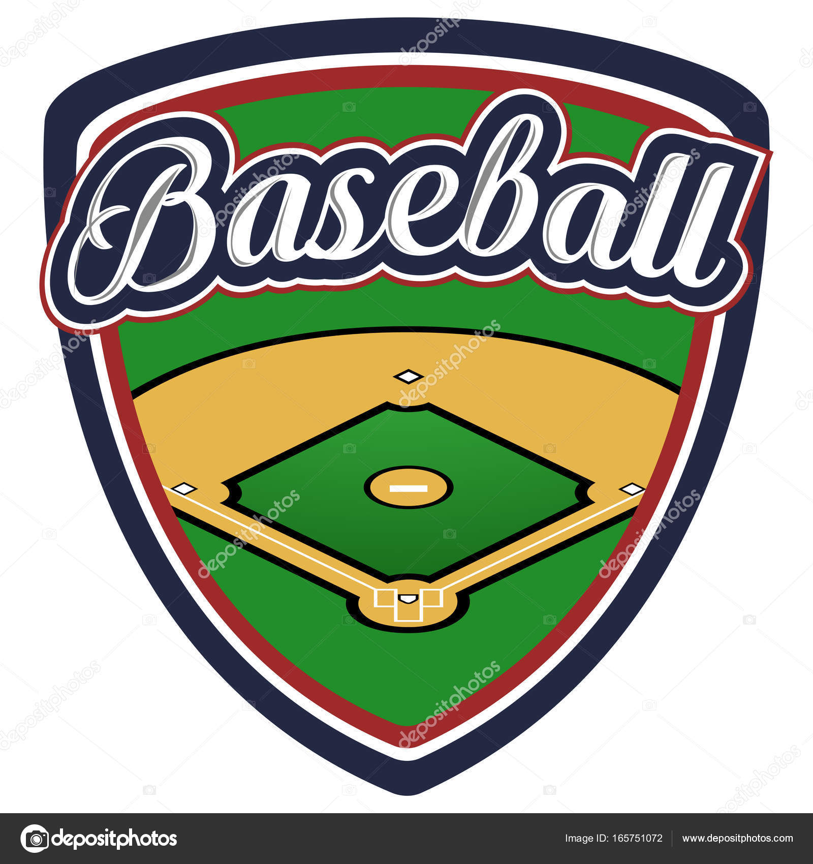 Isolated baseball emblem Stock Vector by ©LAUDiseno 165751072