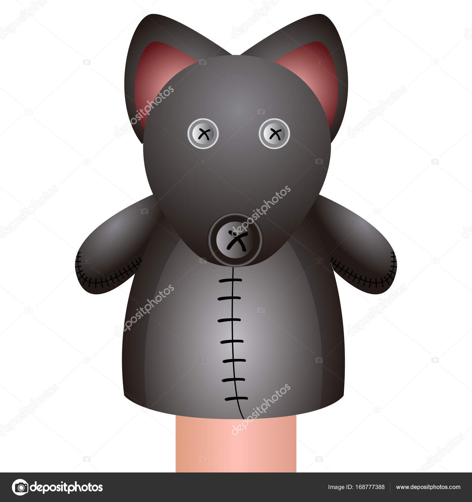 Isolated mouse puppet Stock Vector Image by ©LAUDiseno #168777388
