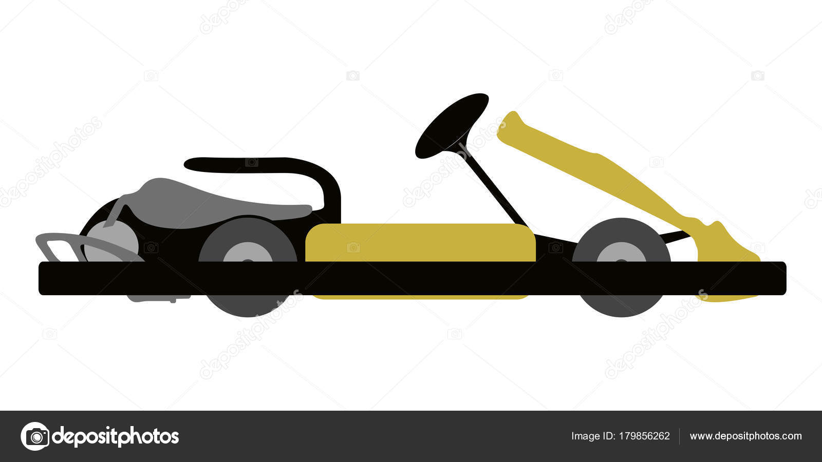 Isolated kart icon Stock Vector by ©LAUDiseno 179856262