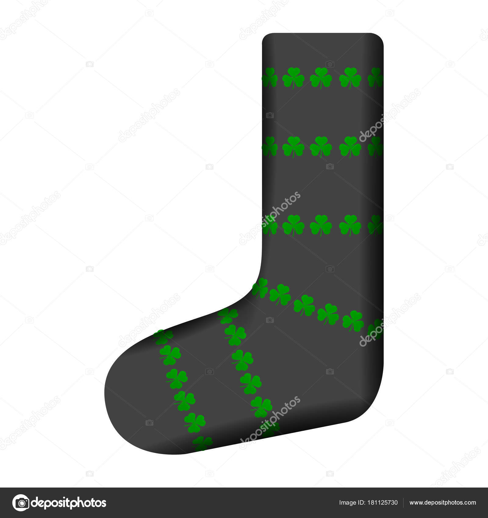 Isolated traditional sock Stock Vector by ©LAUDiseno 181125730