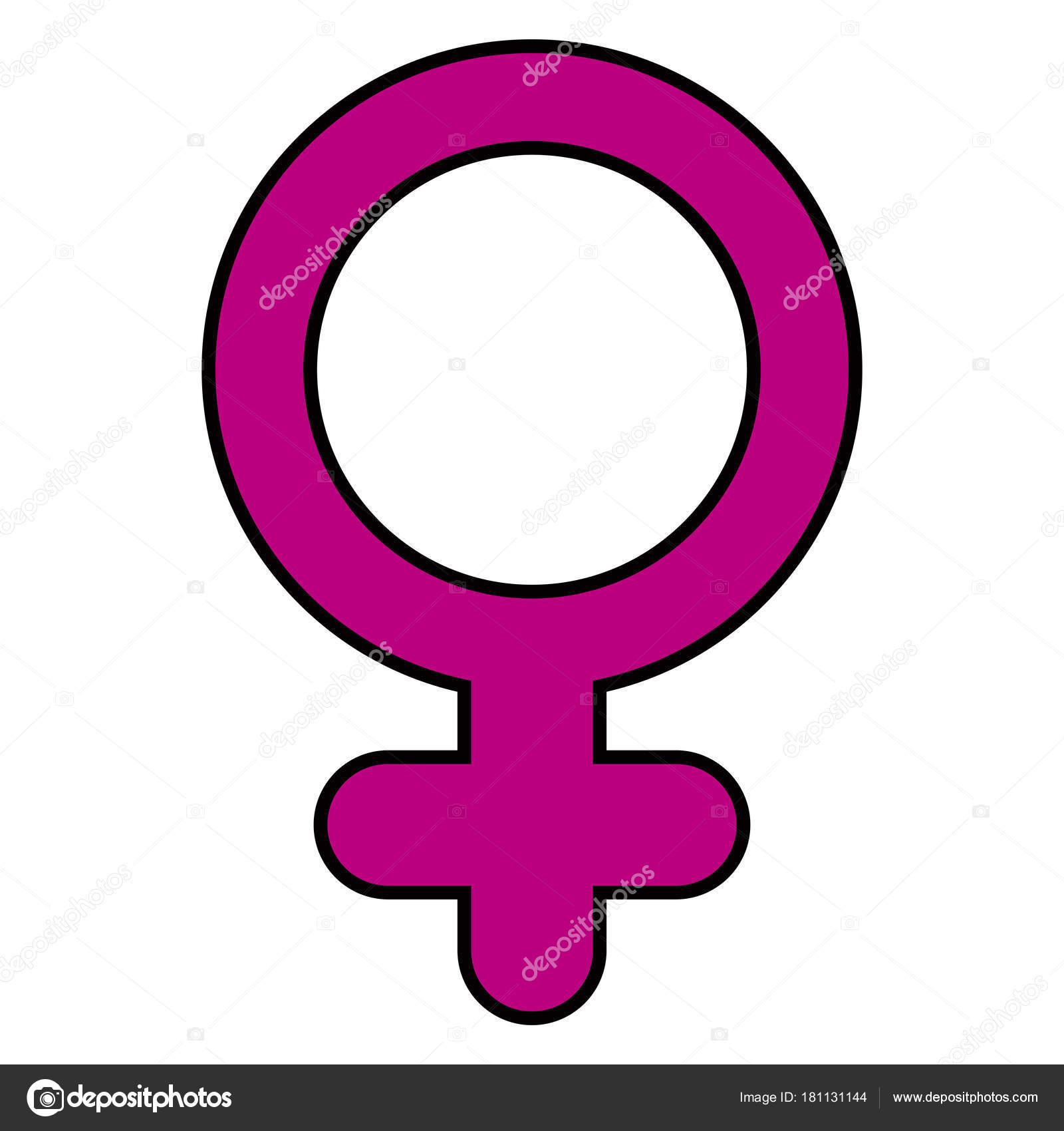 Girl Gender Symbols Female And Male Symbol Showing Gender Signs With