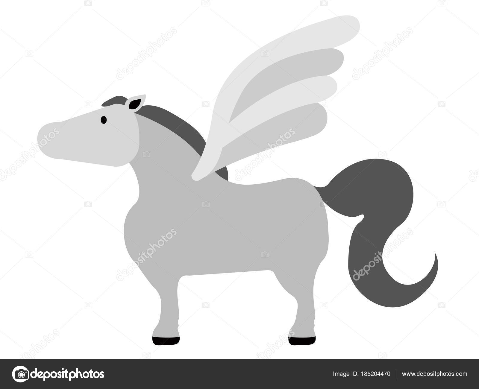 Image vectorielle Icône pégase mignon par ©LAUDiseno - 185204470