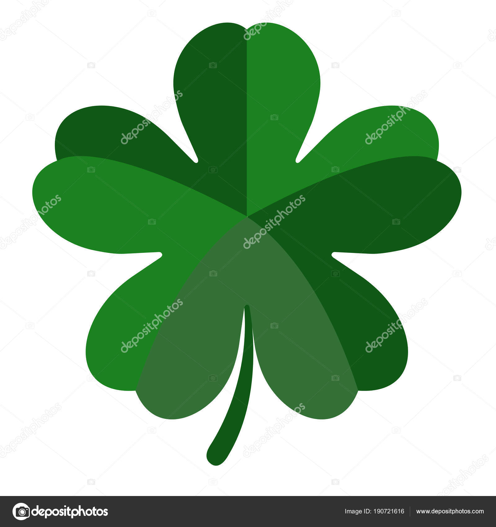 Five leaf clover Stock Vector Image by ©LAUDiseno #190721616