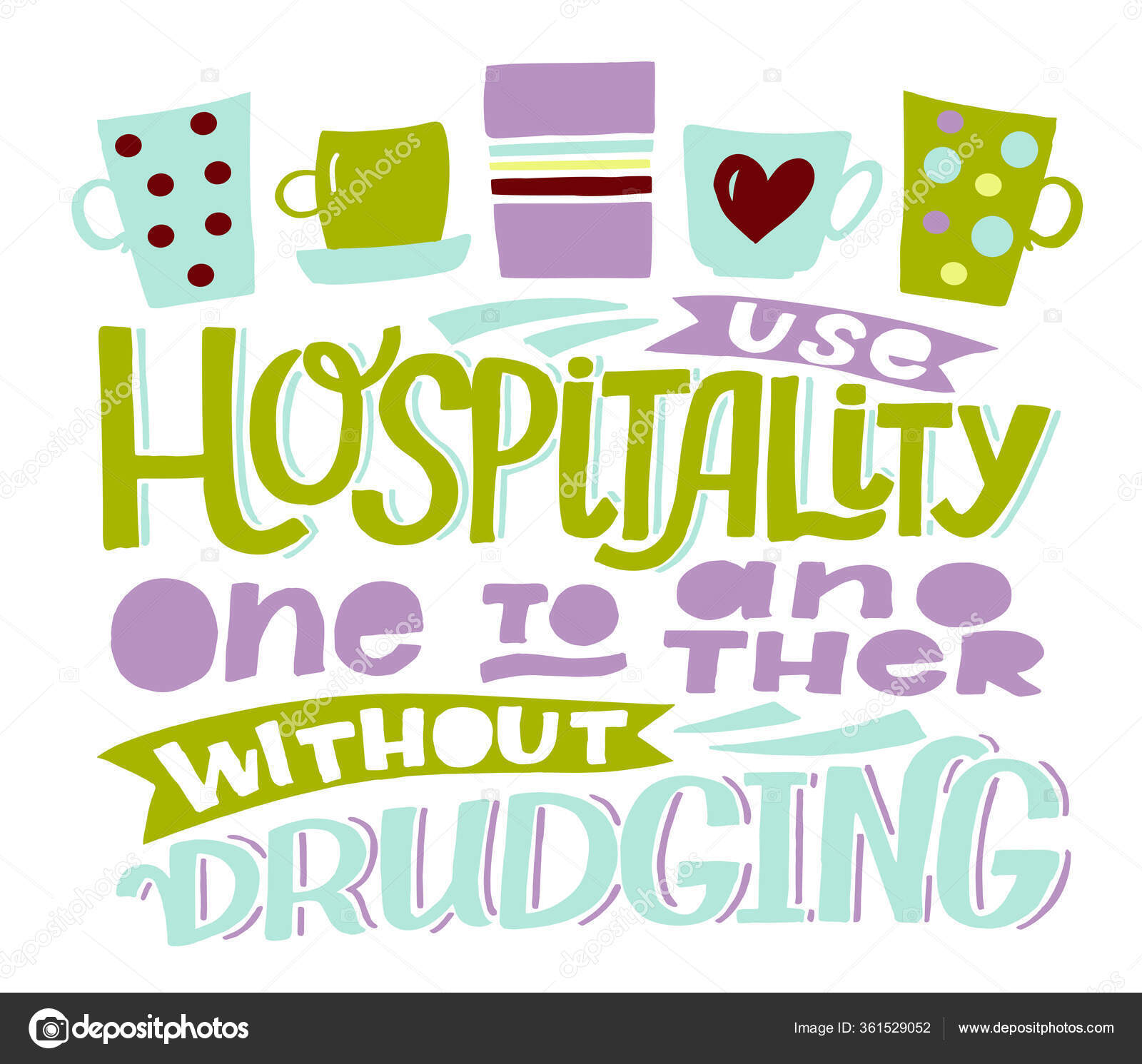 Hand lettering with Bible verse Use hospitality one to another without ...