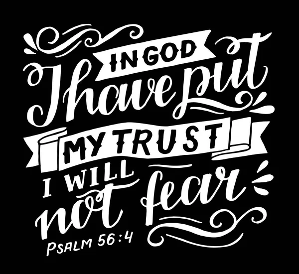 Hand lettering with bible verse Truly my soul find rest in God. Psalm ...