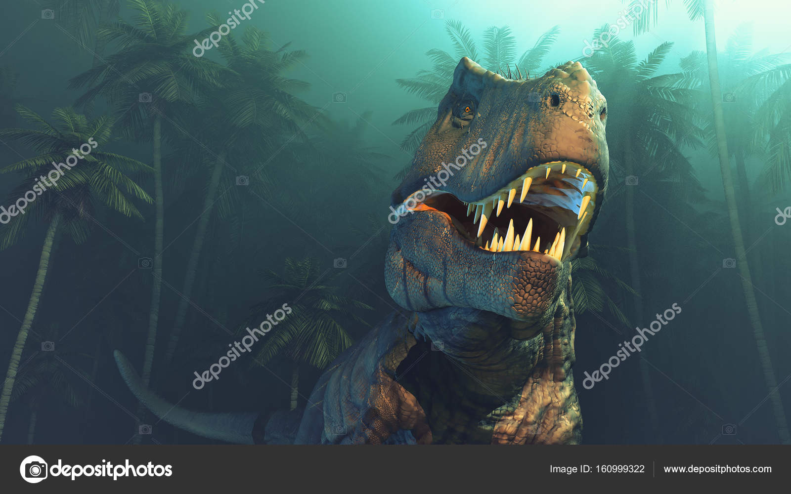 Dino dinosaurs with large fangs — Stock Photo © orlaimagen #160999322
