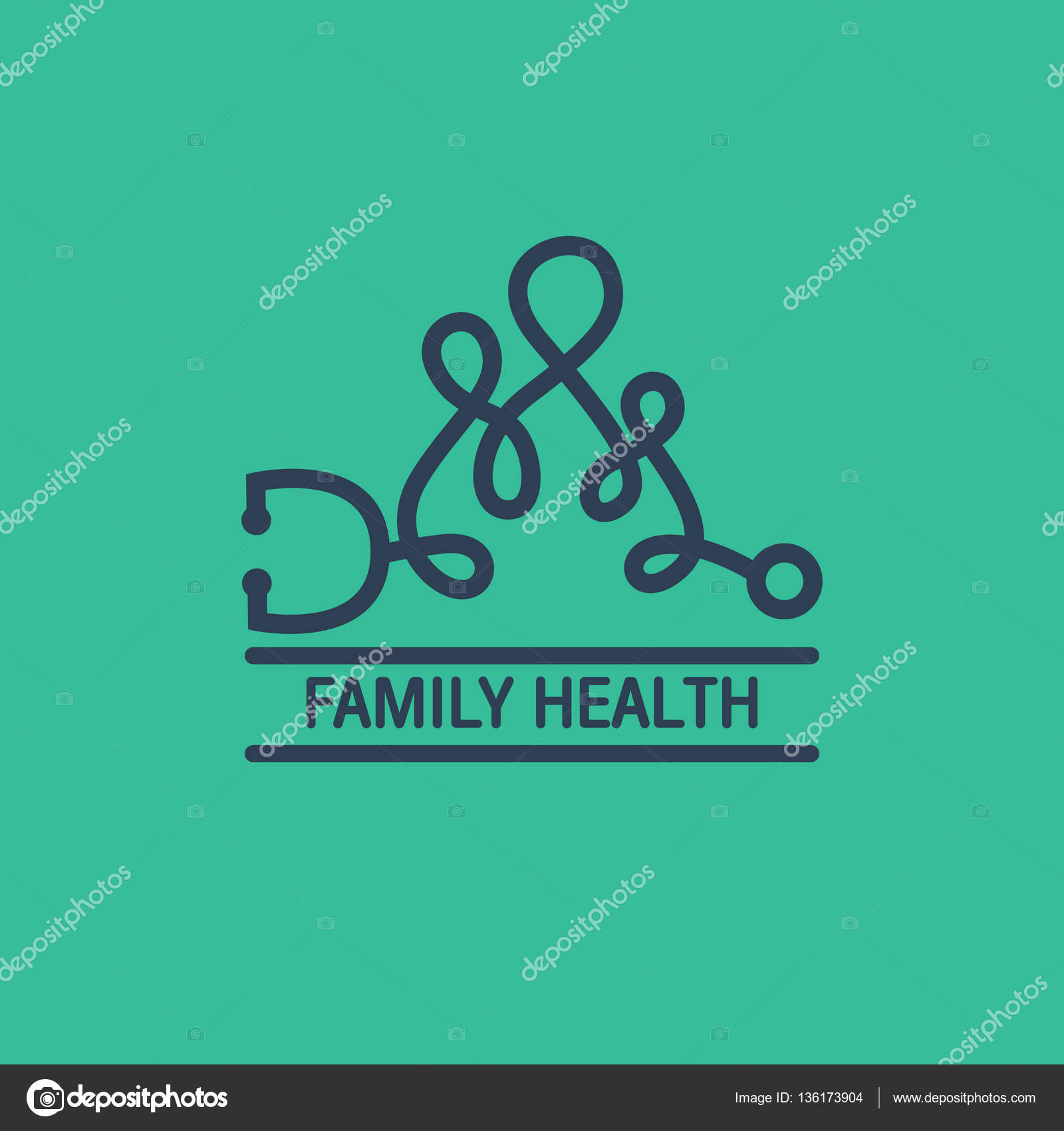 Family Health logo vector Stock Vector Image by ©ilovecoffeedesign ...