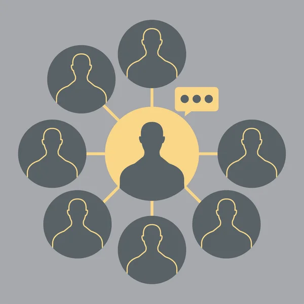 Silhouette man influence Vector Art Stock Images | Depositphotos