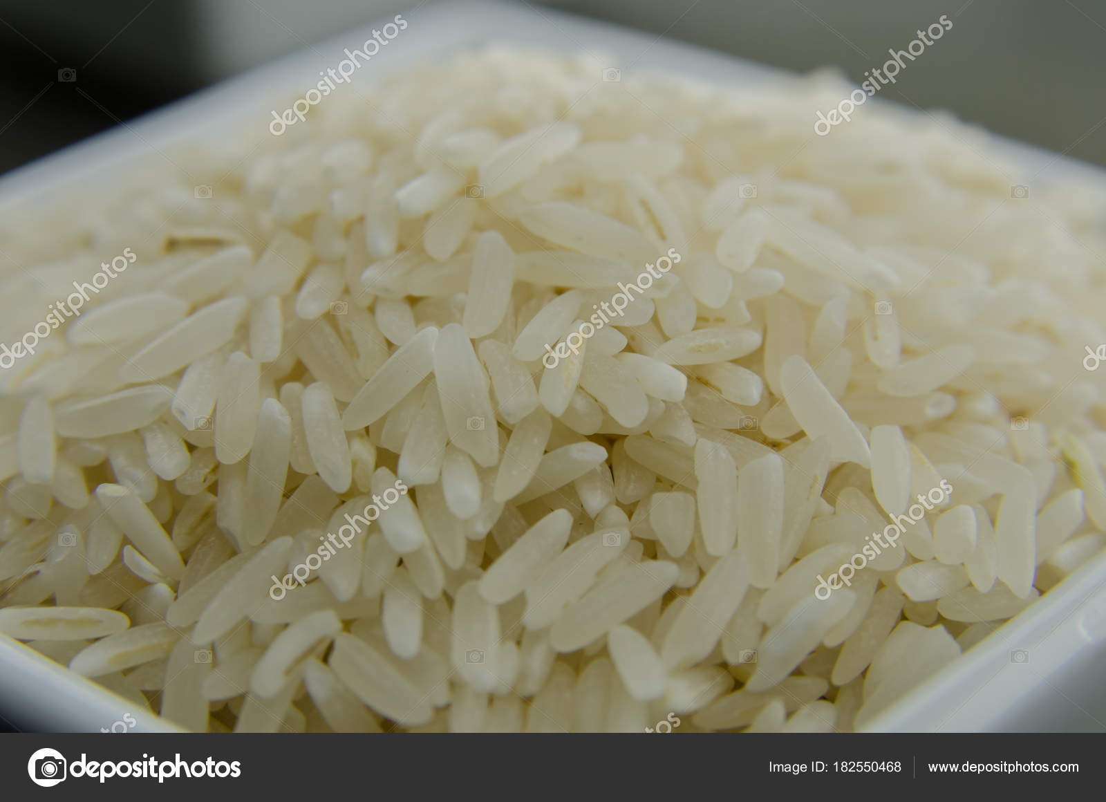 White Rice Close up In Bowl — Stock Photo © kvddesign #182550468