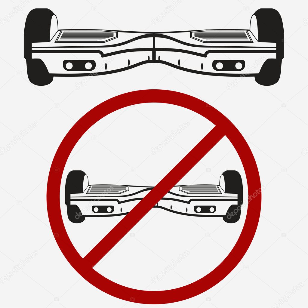 No Gyroscooter, Gyro board, electric scooter Stock Vector Image by ...