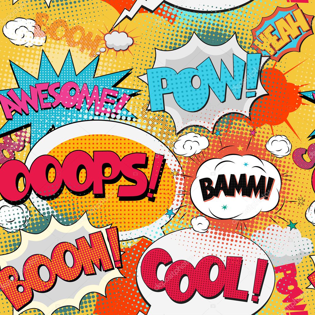 Comic Book Bubble Text Stock Vector Image by ©ambassador80 #127108544