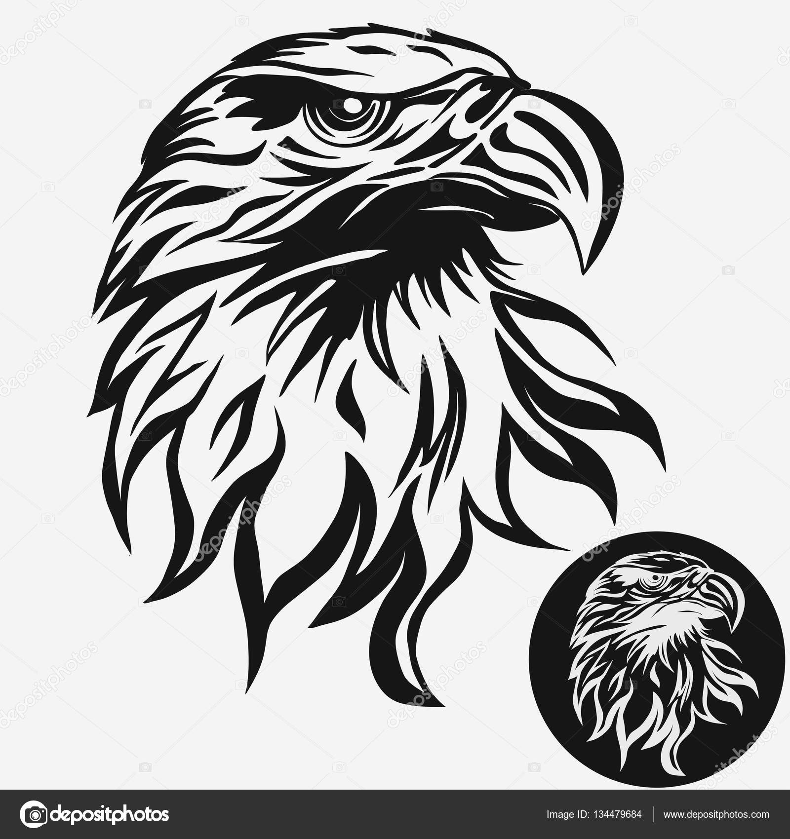Eagle Head Design Logo
