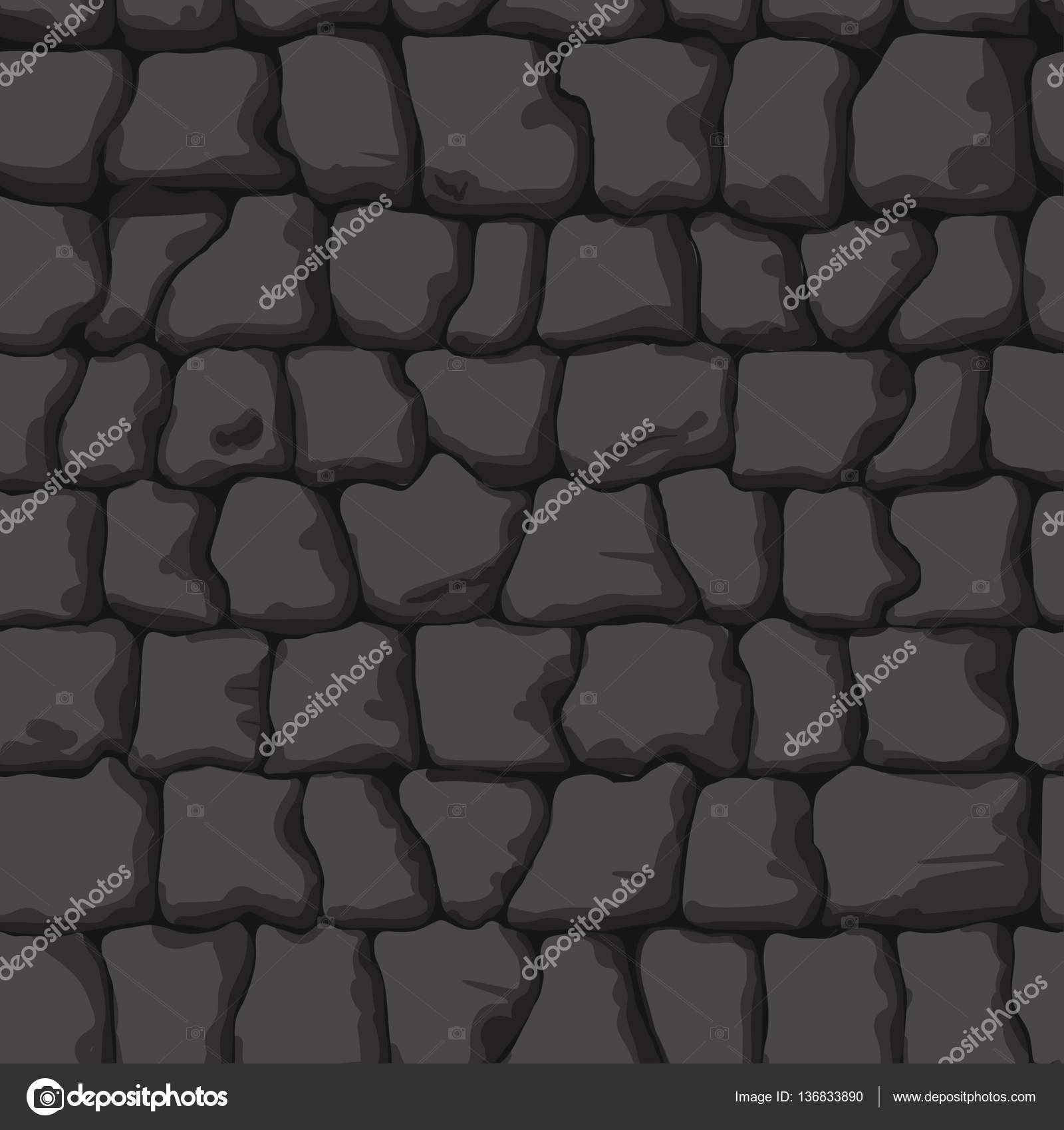 Stones wall seamless texture Stock Vector Image by ©ambassador80 #136833890 Stones wall seamless texture Stock Vector Image by ©ambassador80 #136833890
