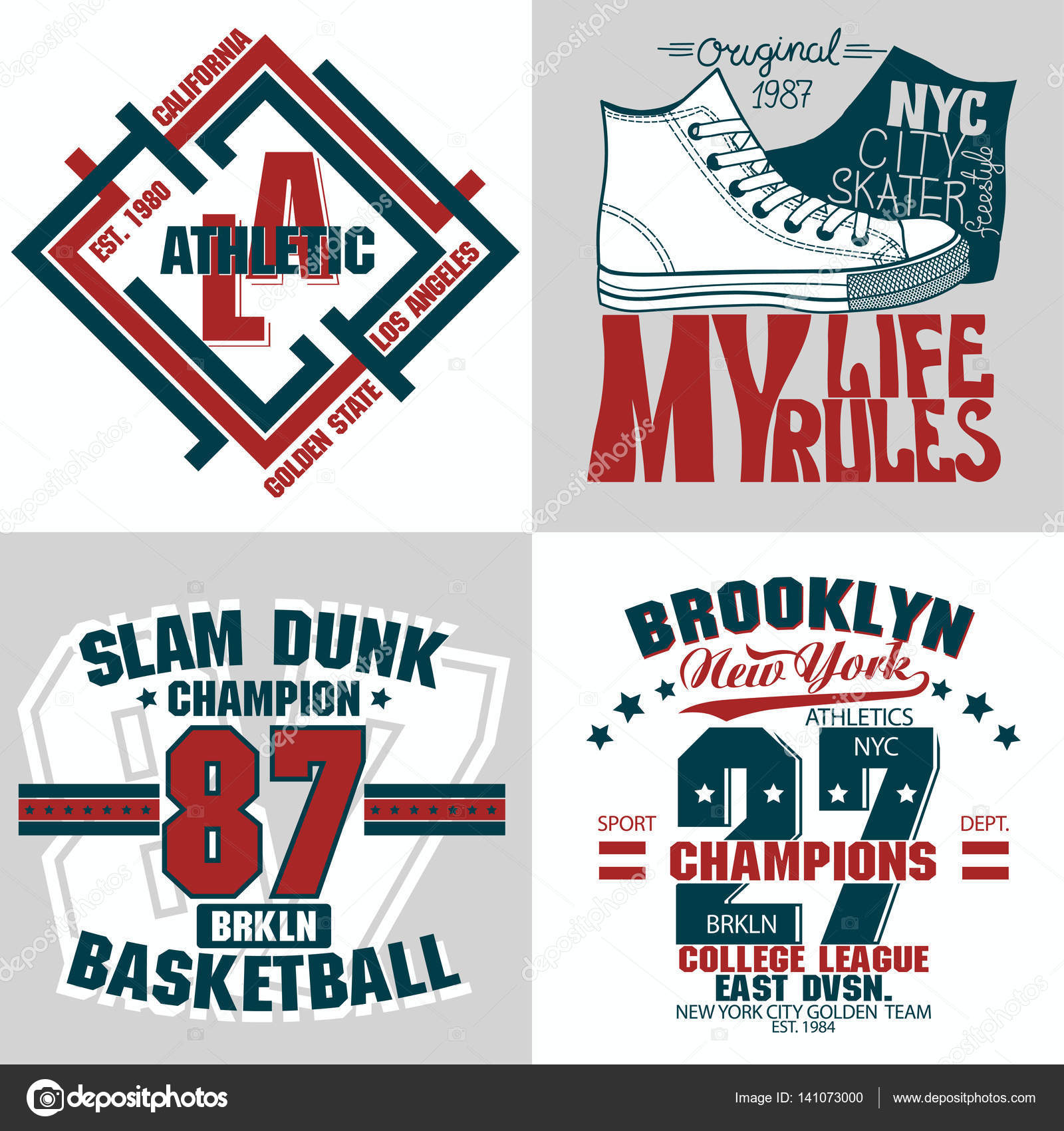 Sport t-shirt graphics Stock Vector Image by ©ambassador80 #141073000