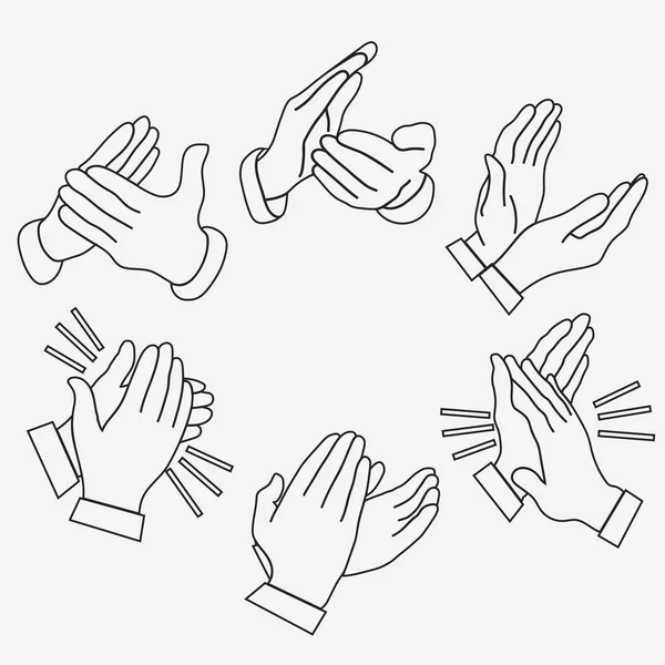 Clapping hands Vector Art Stock Images | Depositphotos