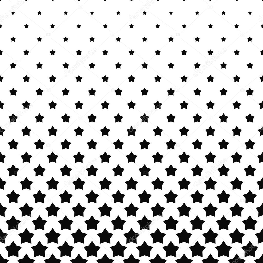 Black white pentagram star pattern background Stock Vector Image by ...