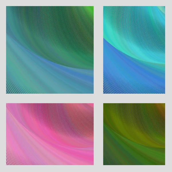 Fractal spiral page background design set Stock Vector by ©davidzydd ...