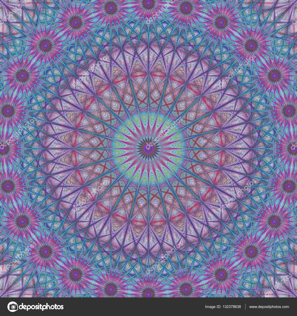 Colored abstract mandala structure background Stock Vector Image by ...