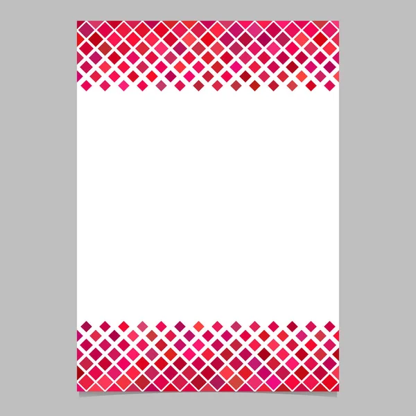 Brochure template from red diagonal square pattern - vector design for flyer, card — Stock ...