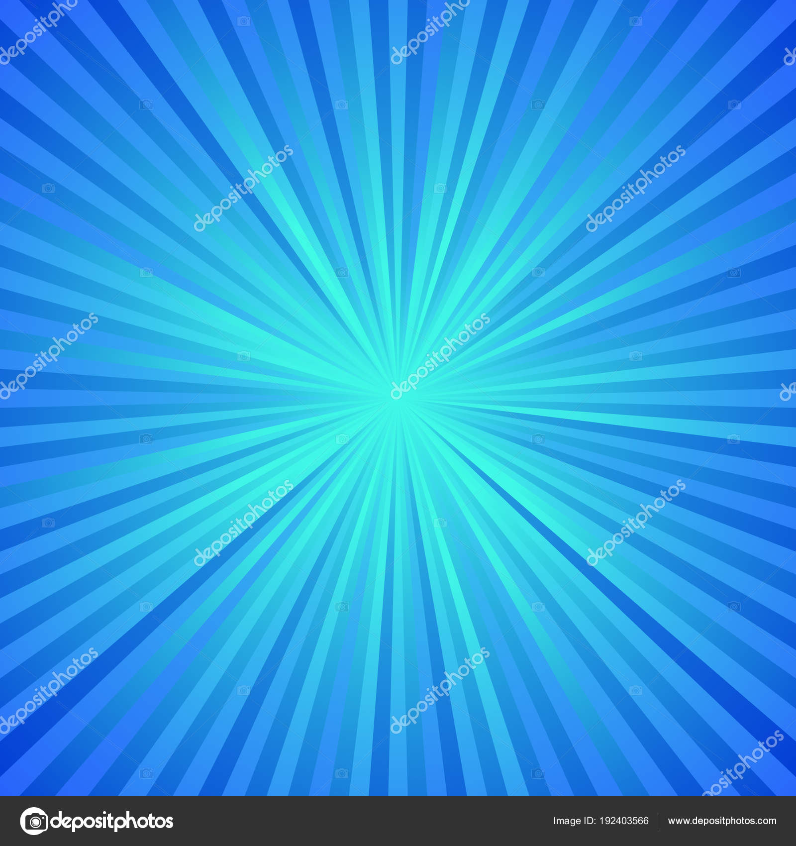 Blue Ray Burst Background Gradient Vector Design Stock Vector Image