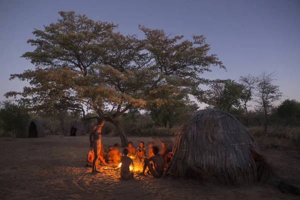San Bushmen demonstrate traditional dance – Stock Editorial Photo ...