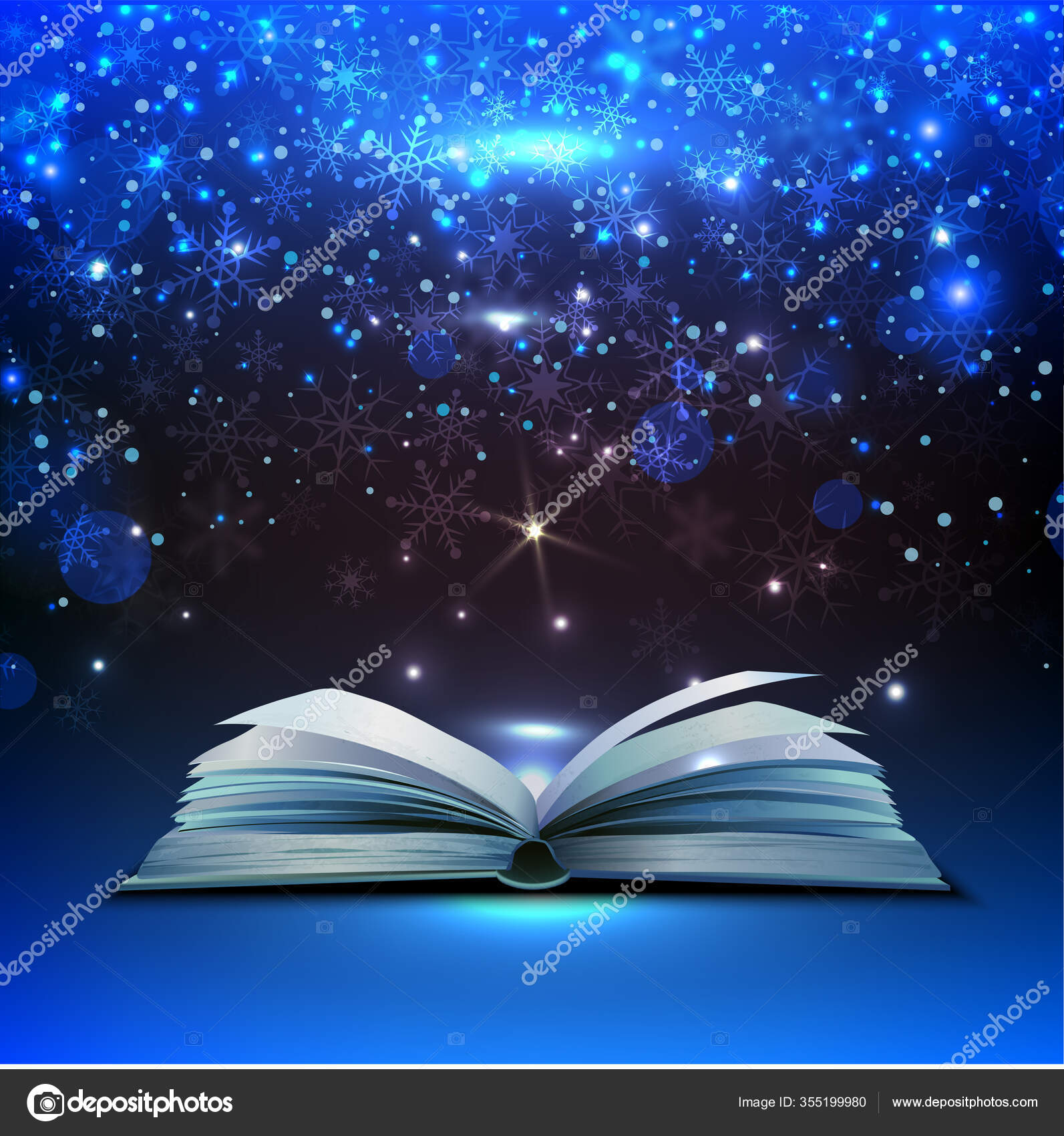 Book Background Design Blue