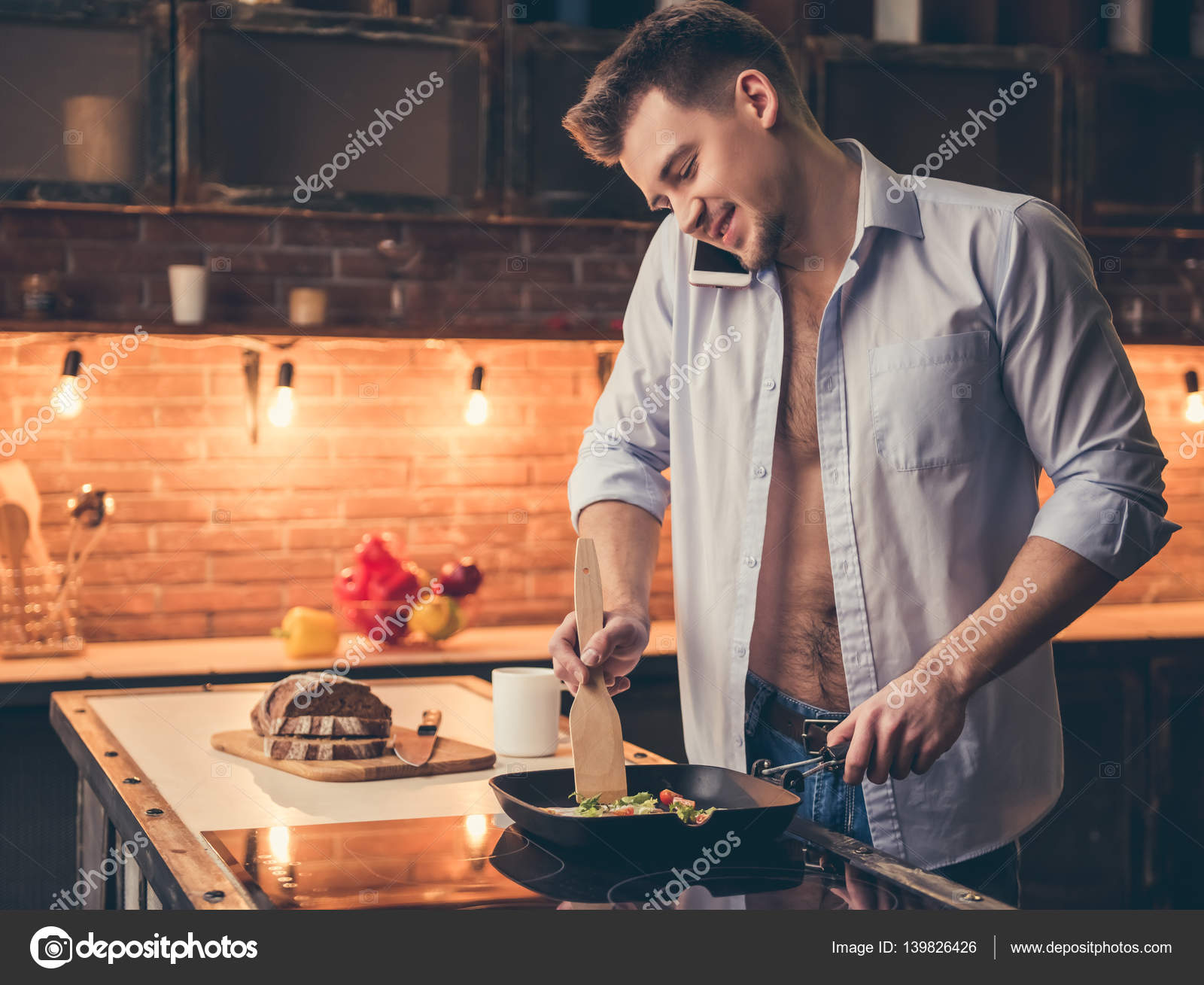 Hot Boy Cooking